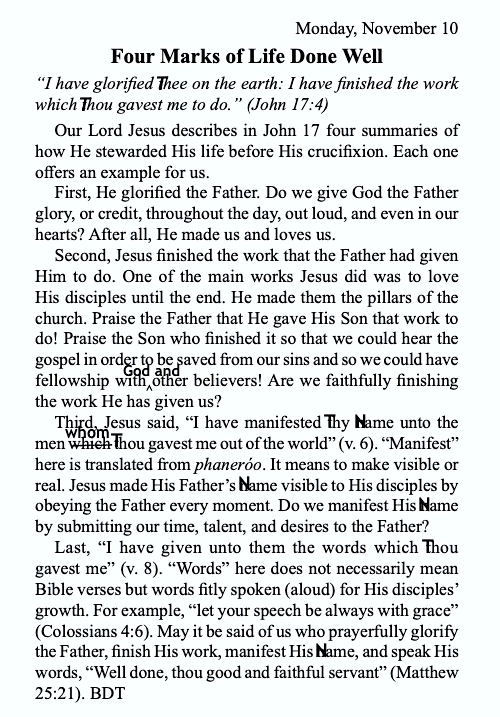 Monday November 10th - Open Thread - The Last Refuge